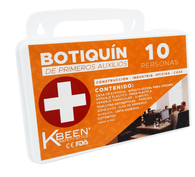 Botiquín Kbeen 10 Personas - Servicomer